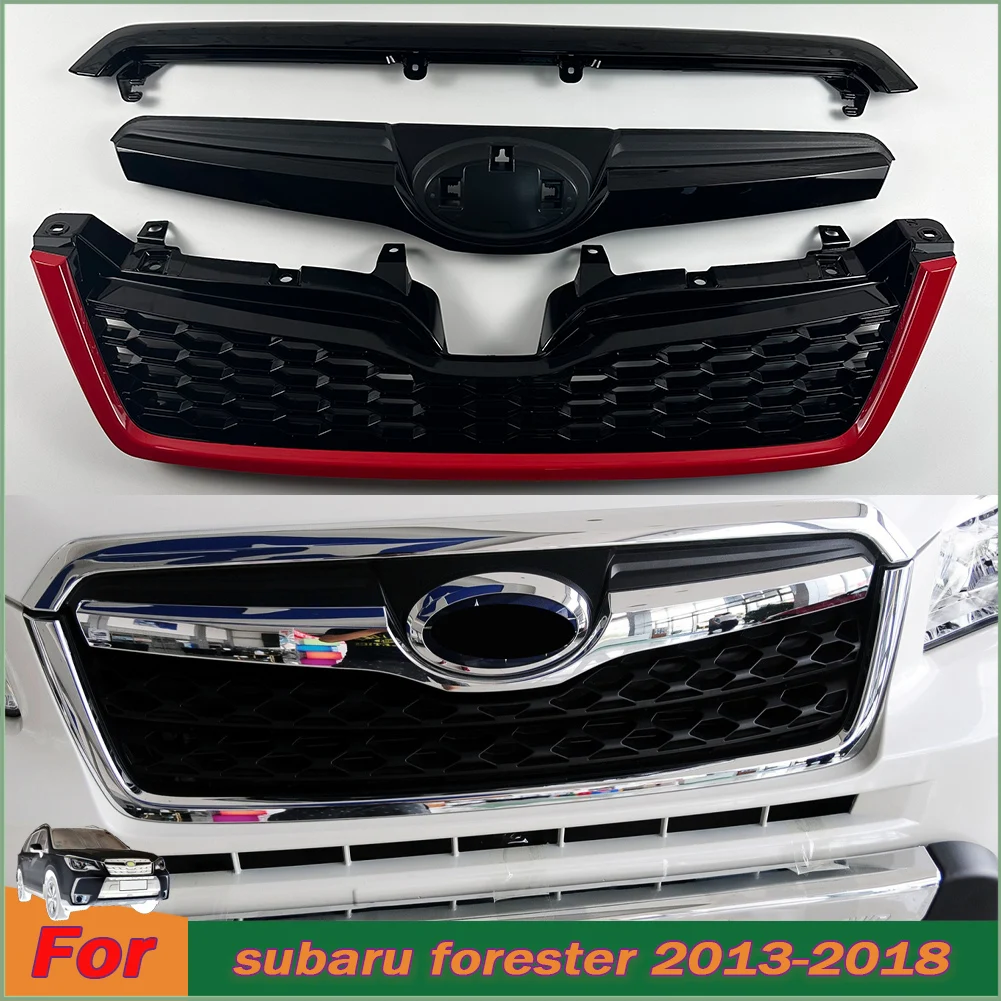 Auto-Parts-For-subaru-forester-2013-2018-Front-Bumper-Grille-Mesh ...