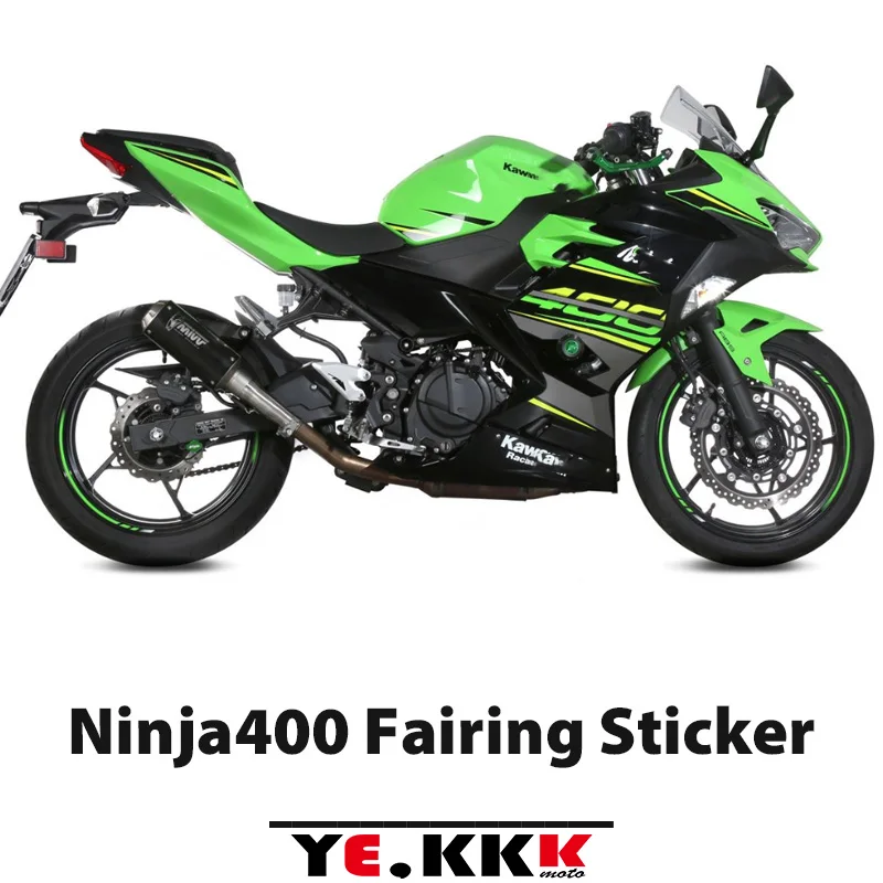 For NINJA400 Ninja 400 2018 EX400 Original Factory Re engraved Decals ...