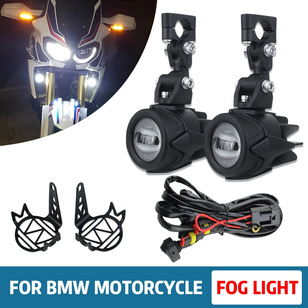 Motorcycle-Auxiliary-Lights-For-BMW-R1200GS-F800GS-F700GS-F650-K1600-LED-Spot-Driving-Fog-Light ...