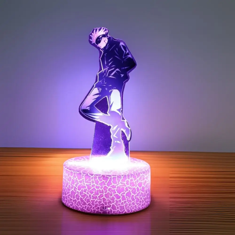 New Anime Figures 3D Lamp Jujutsu Kaisen Night Light Smart touch Remote ...