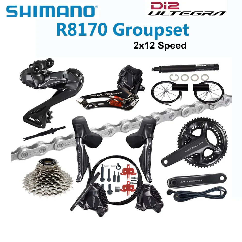 Shimano Ultegra Di2 R8170 2x12s Groupset disc brake Electronic For Road ...