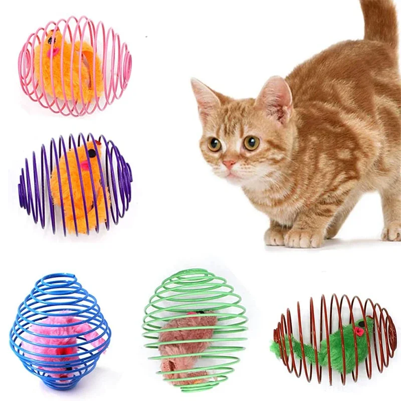 Cat-Toy-Balls-Funny-Stretchable-Kitten-Springs-Toys-Interactive-Caged ...