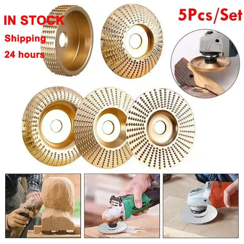 5Pcs-set-Angle-Grinding-Discs-Wood-Grinding-Polishing-Wheel-Rotary-Disc ...
