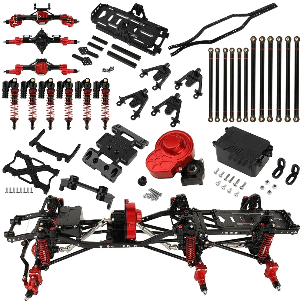 Metal-Portal-Axles-Battery-Tray-Shocks-Mount-Skid-Plate-Chassis-Links ...