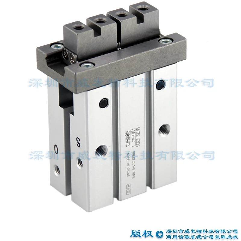 SMC MHZ2 25D3 MHZ2 Series Air Gripper Parallel Style Linear guide Type Standard Type Bore ...