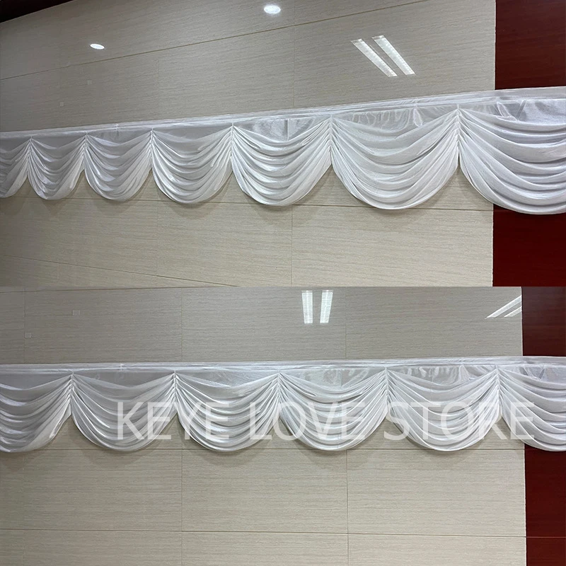3M-10FT-Hot-Sale-Swag-Table-Skirt-Wave-Decoration-For-Backdrop-Wedding ...