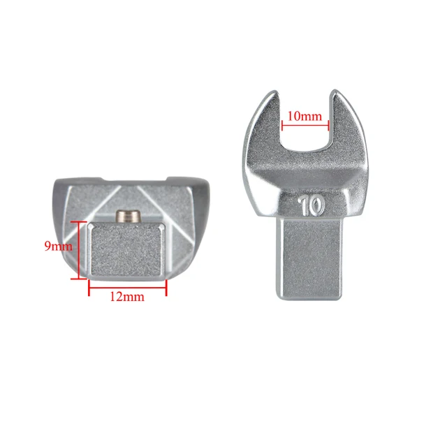 Open Ended Insert Tools 9X12 drive Torque wrench Head Changeable head ...