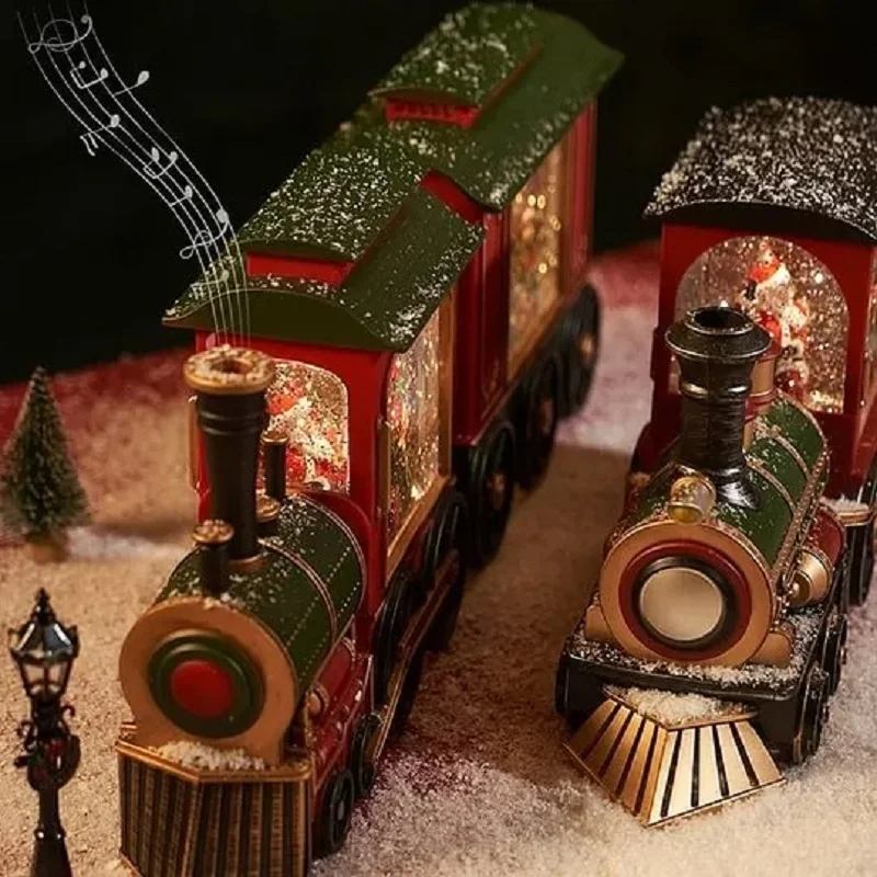 4-Designs-Operated-Train-Ornaments-For-Christmas-DIY-Decoration ...