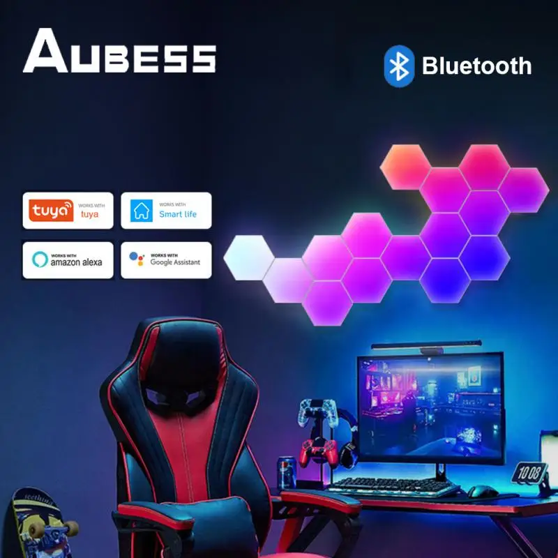 Tuya-Bluetooth-Smart-RGB-LED-Wall-Light-Smart-Home-Panels-Rhythm-Sync ...