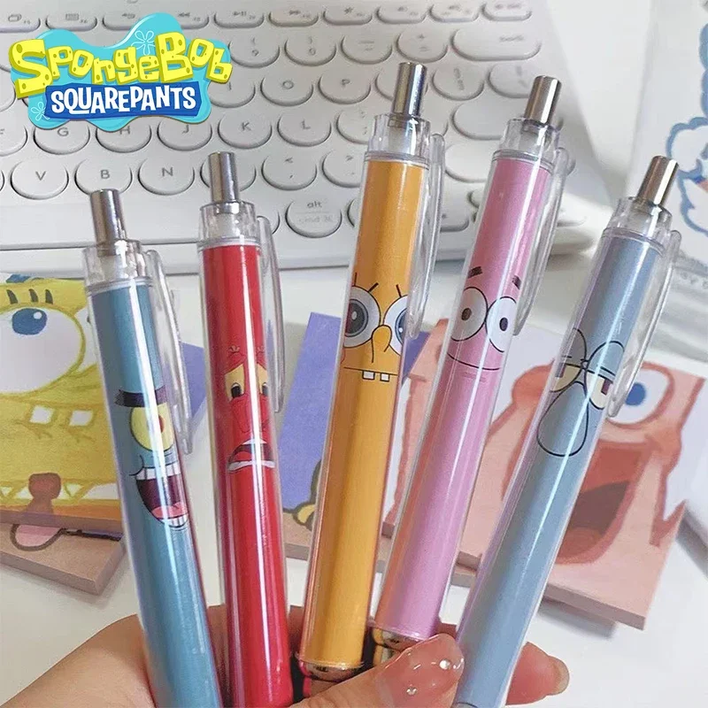 SpongeBob-Gel-Pen-Anime-Patrick-Star-Press-Ballpoint-Pen-0-5mm-Black ...