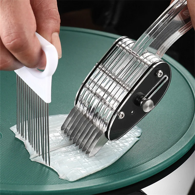 Stainless Steel Squid Cutting Knife Retractable Engraving Tool Scallion ...