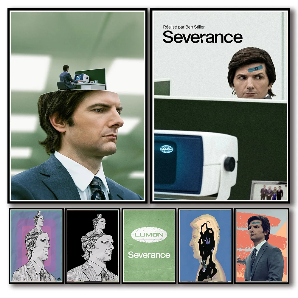 Severance-Poster-Tv-Show-American-Drama-Movie-Decorative-Murals-Canvas-Painting-Print-Picture ...