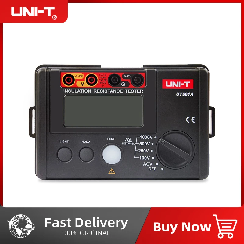 UNI-T-Isolamento-Resist-ncia-Tester-UT501A-UT501C-UT502A-UT502C-Meg ...