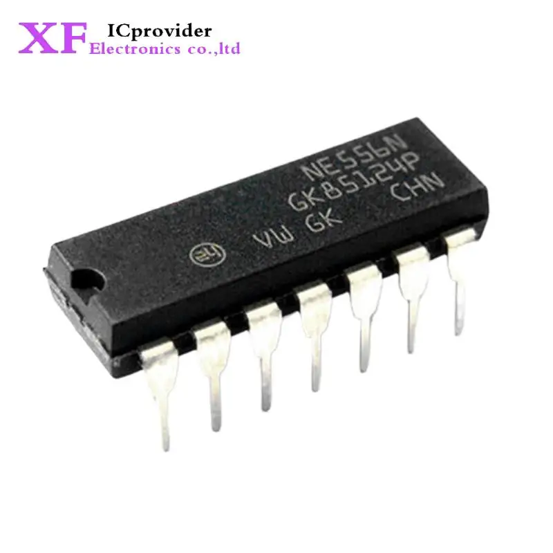 100pcs/lot NE556N NE556 DIP14 IC Best quality