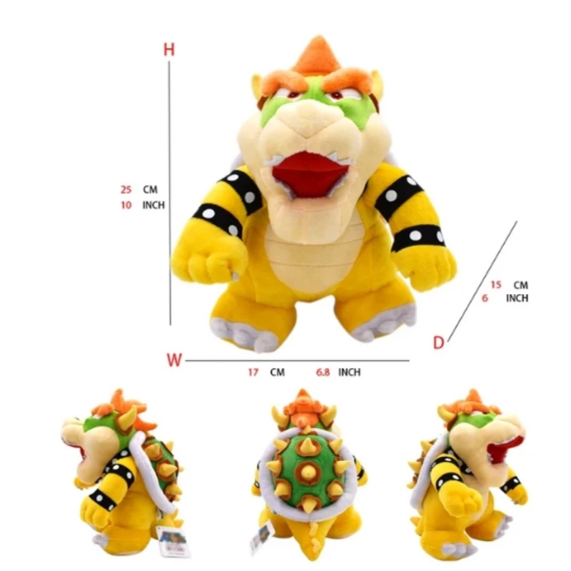 Juguetes de peluche de Super Mario Bros Wonder Bowser Jr Meowser Lemmy ...