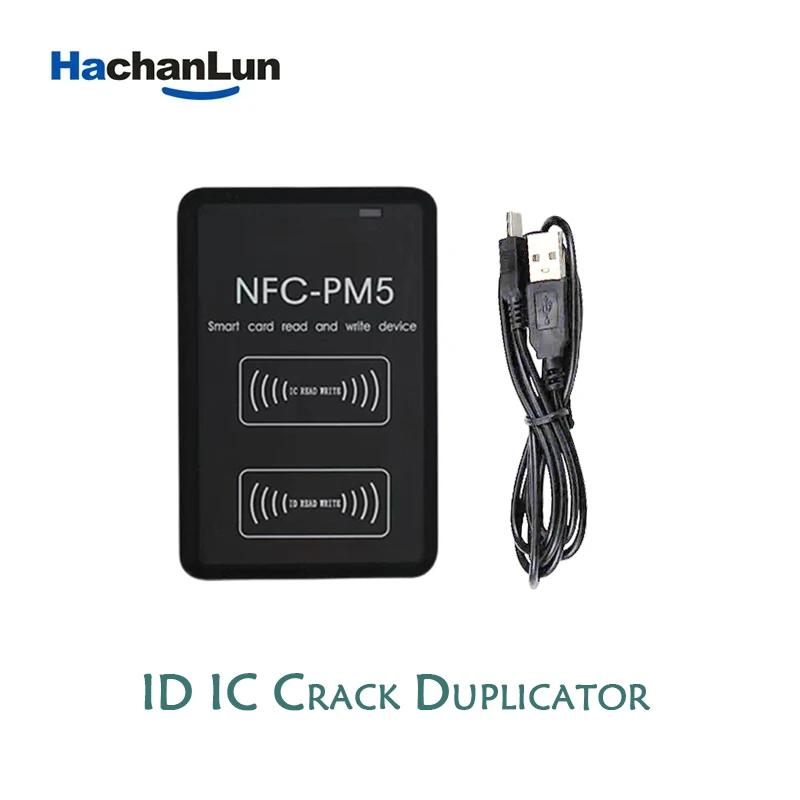 Nfc Pm5 Smart Chip Reader Rfid Copier 13.56mhz Tag Crack Duplicator ...