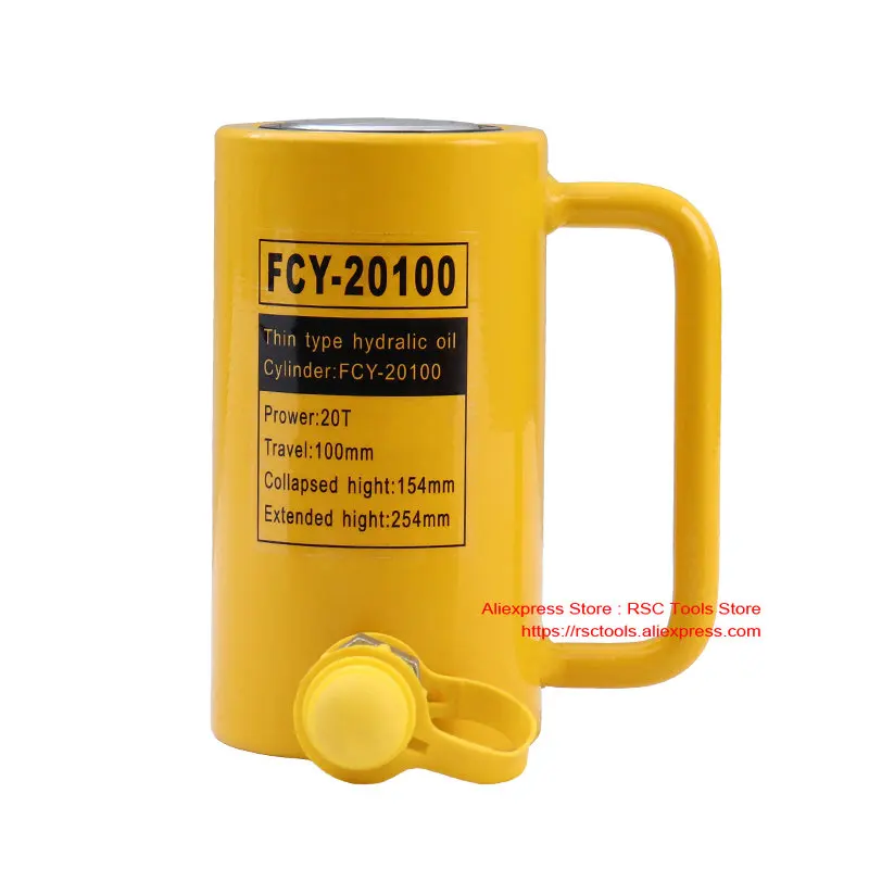 Long-Type-Hydraulic-Cylinder-FCY-20100-Hydraulic-Jack-with-20T-Output ...