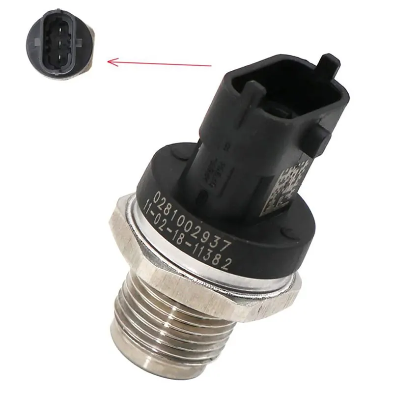 Fuel Rail Pressure Sensor 0281002937 for Volvo SUZUKI Fiat Iveco Cummins
