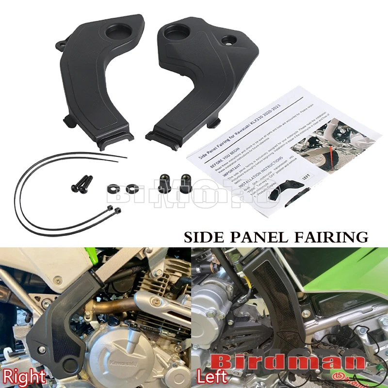 Right-and-Left-Side-Panel-Fairing-Protection-Frame-Sliders-Cover-Black ...