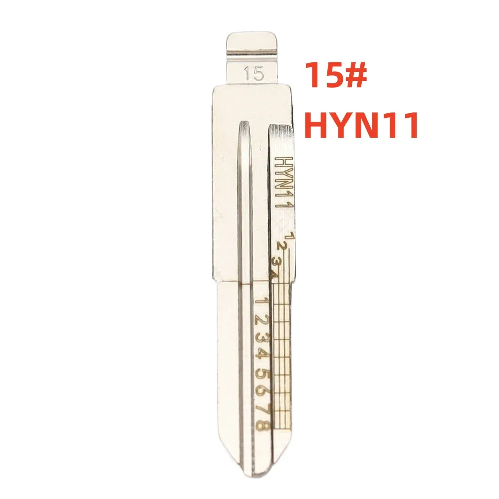 10PCS-HYN11-15-Engraved-Line-Key-Blade-Scale-Shearing-Teeth-Cutting-Key ...