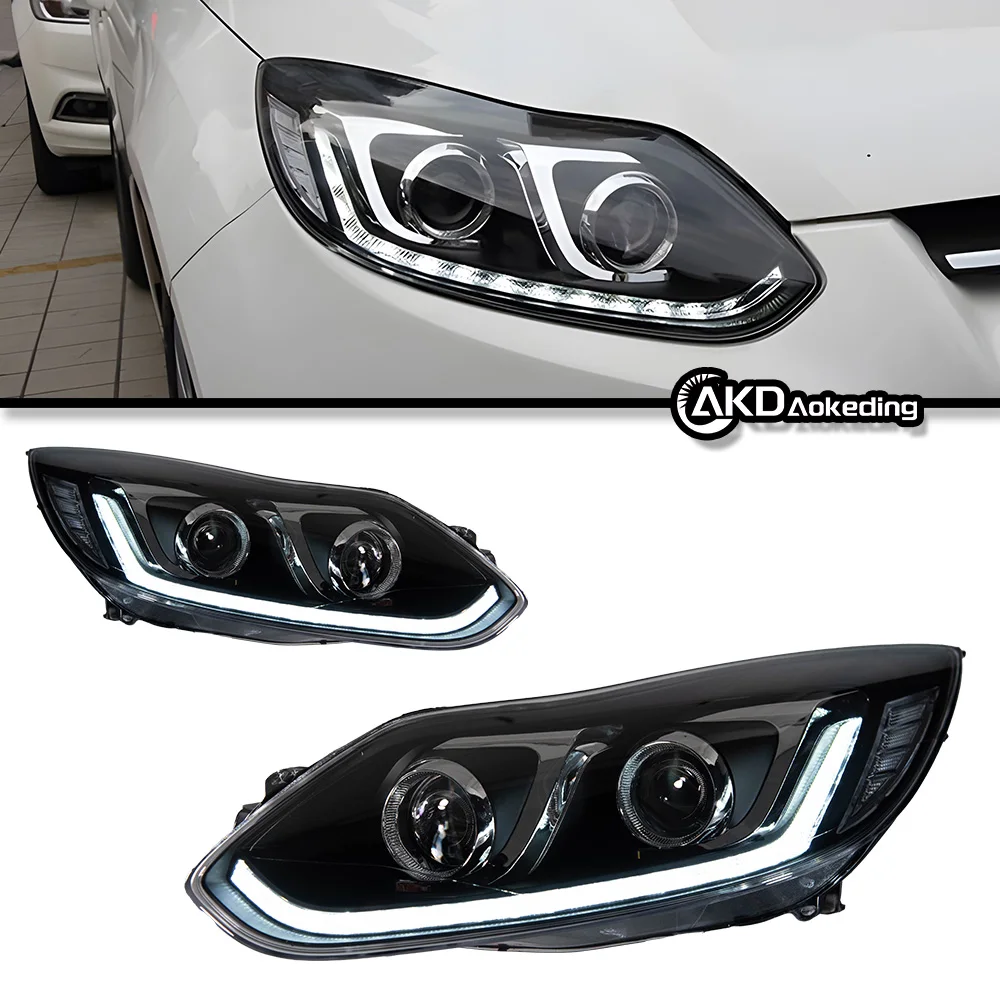 Auto Parts For Ford Focus Headlights 2012-2014 latest Styling LED ...