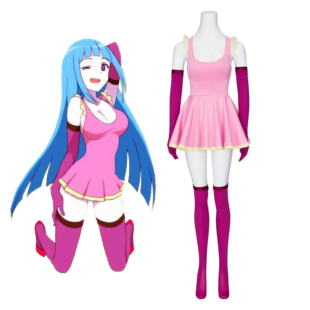 Me-Me-Me-Cosplay-Costume-Pink-Dress-Set-Woman-Stage-Show-Outfit ...