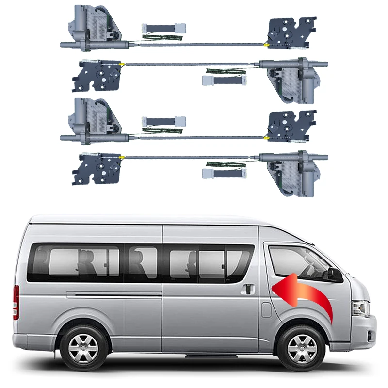 For-Toyota-Hiace-Mid-roof-Modification-of-the-original-mechanical-lock ...