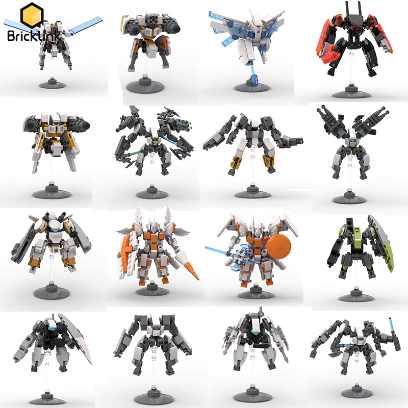 Bricklink Action Figure Small Mecha MOC Exoskeleton Robot Soldier Suit ...