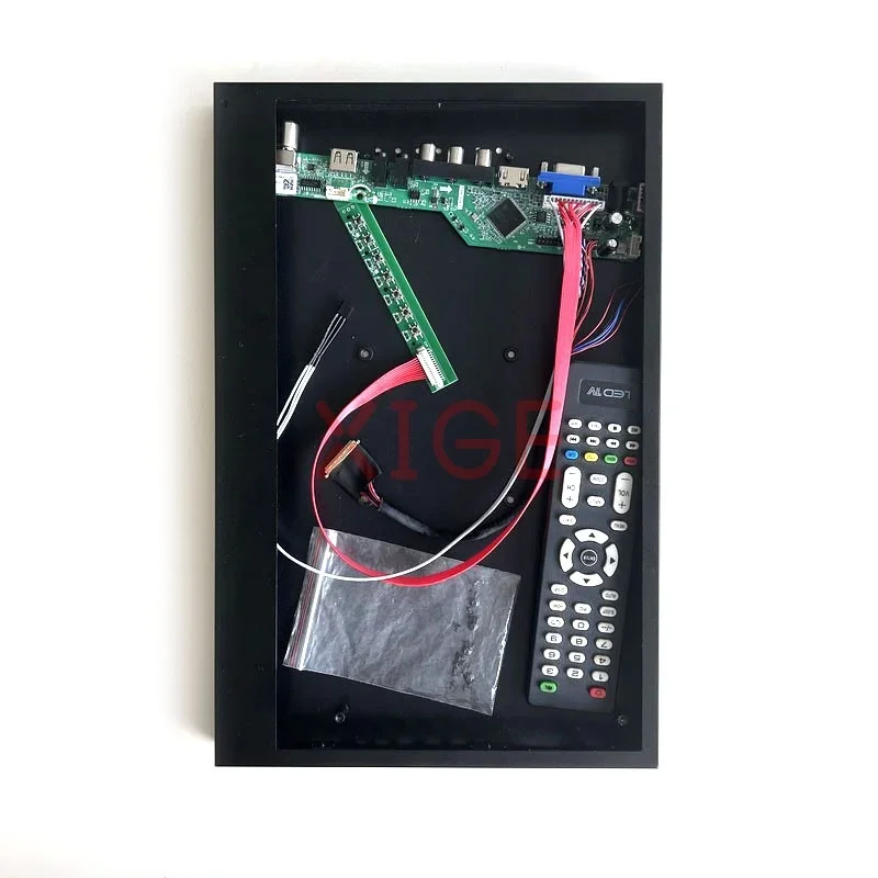 Fit-B140XW01-B140XW04-Controller-Driver-Board-Metal-Case-Analog-TV-Signal-Screen-DIY-Kit-1366 ...