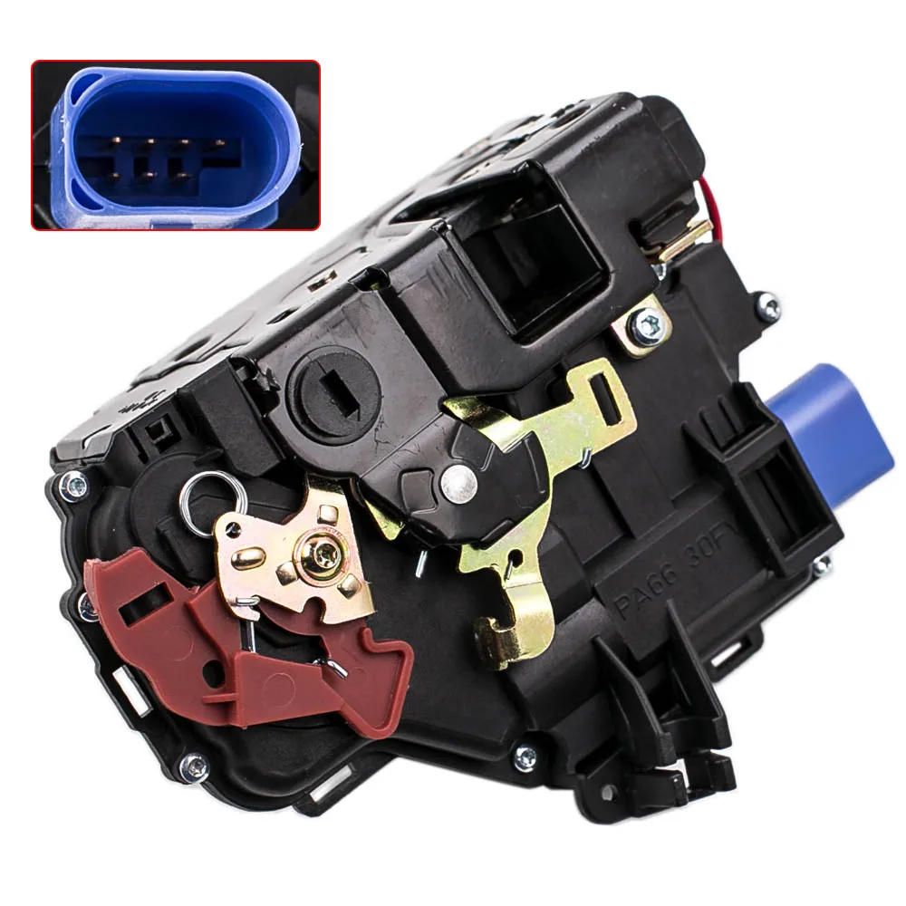 Rear-Right-Door-Lock-Mechanism-Fit-VW-Golf-MK5-03-2009-Skoda-OCTAVIA ...