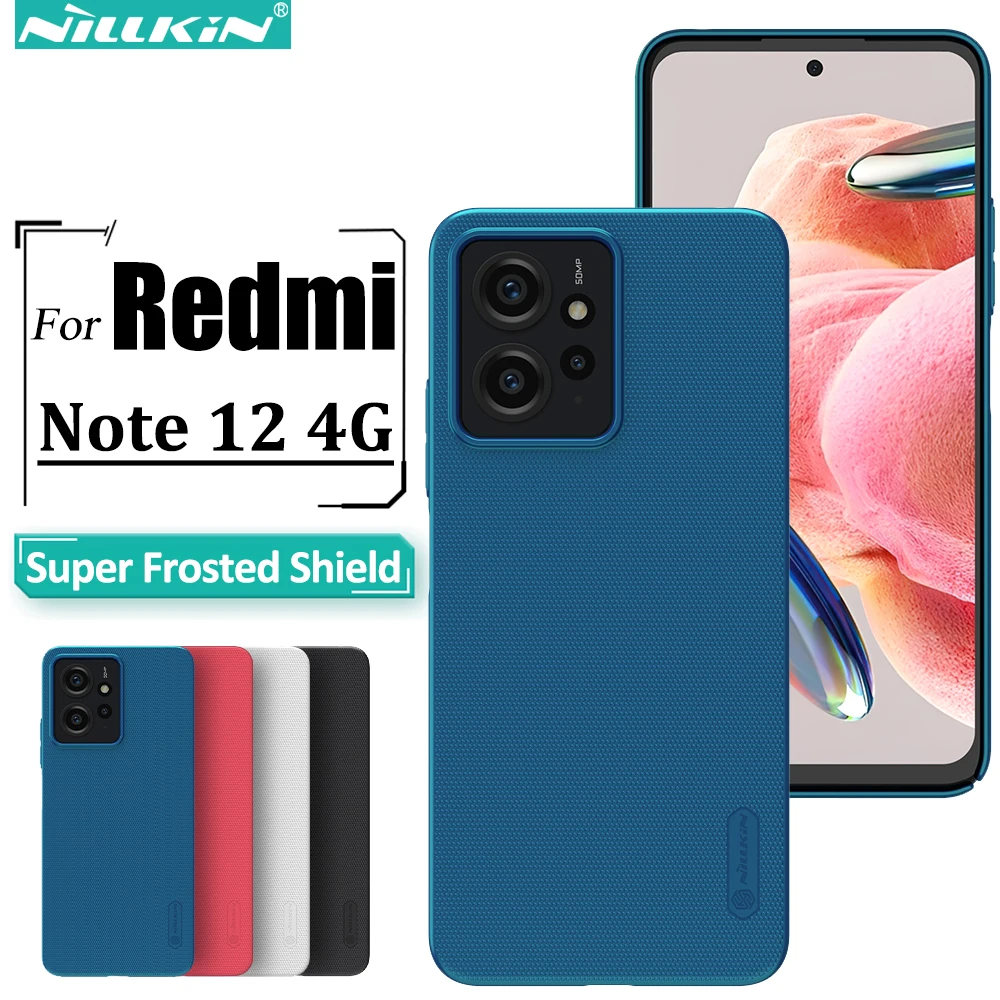 Nillkin-for-Xiaomi-Redmi-Note-12-4G-Case-Frosted-Shield-Luxury-PC-Hard ...