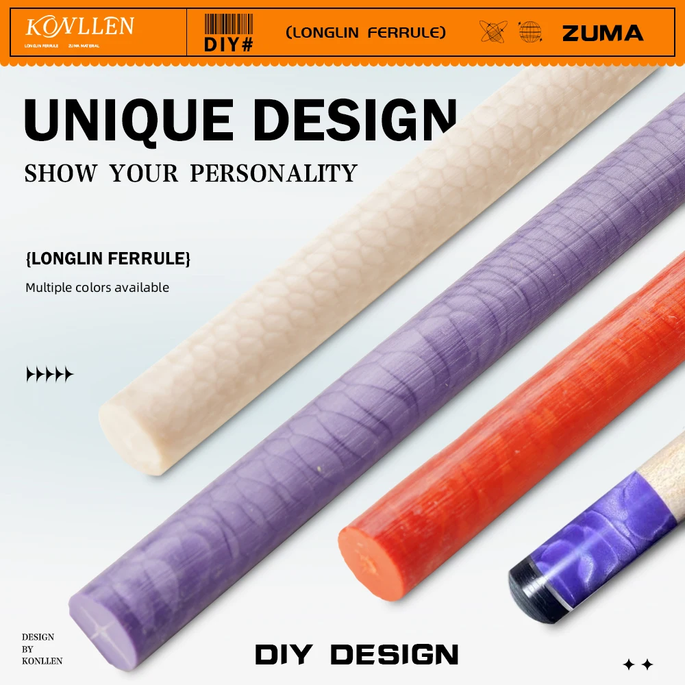 Konllen-Dragon-Carom-Cue-Ferrule-Professional-Durability-Billiard-Inlay ...