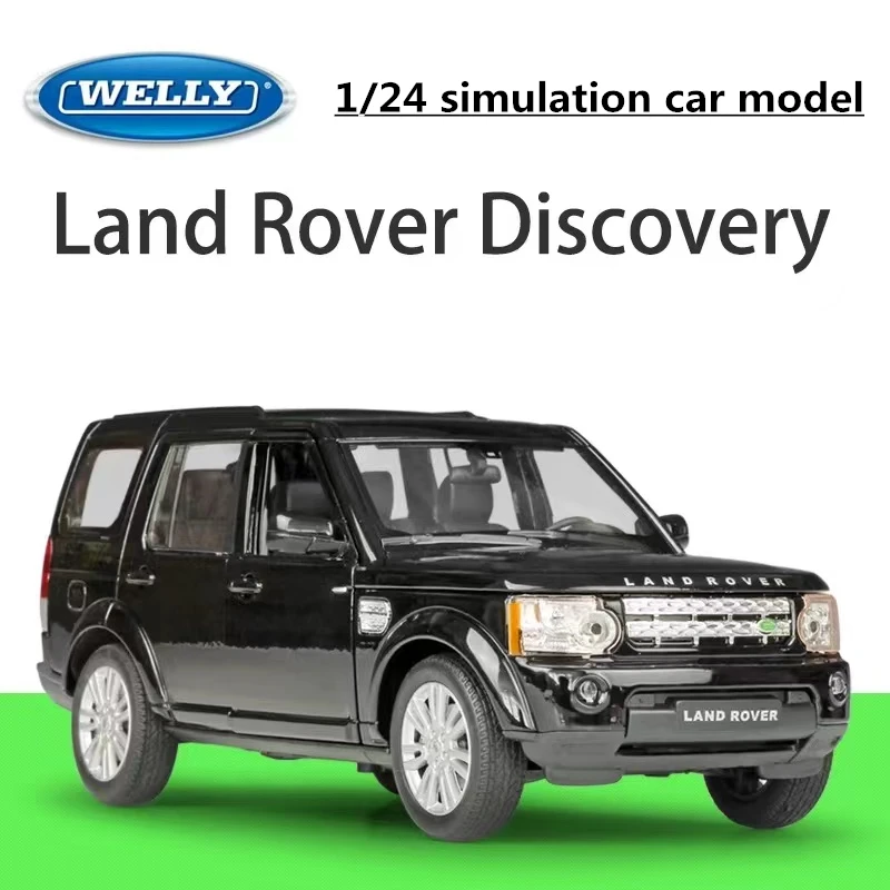 WELLY-Model-Car-1-24-Diecast-Classic-Alloy-Car-Toy-Land-Rover-Discovery ...