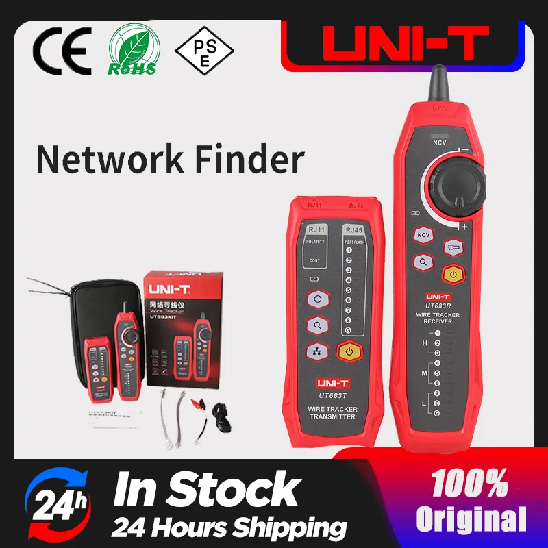 Трассоискатель Кабеля | Network Wire Tracer Cable Tracker - Uni-t ...