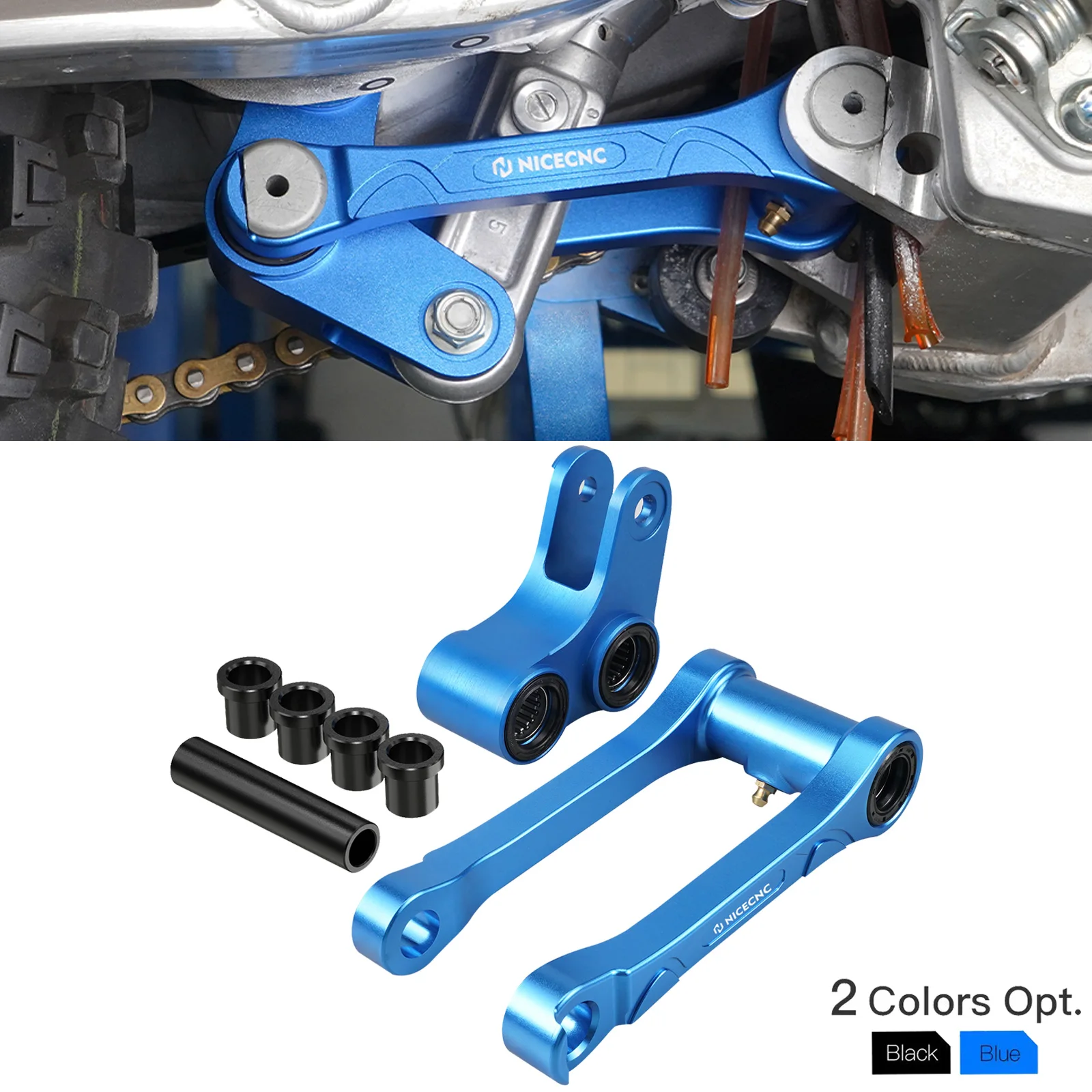 Motorcycle 1.5'' Lowering Link kit For Yamaha YZ125 YZ250 2006-2023 ...