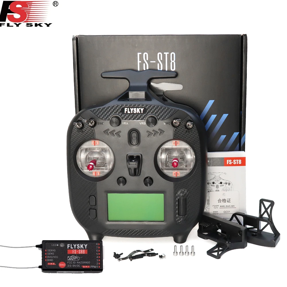 FLYSKY-FS-ST8-RC-Transmitter-2-4GHz-Remote-Controller-ANT-Protocol-with ...