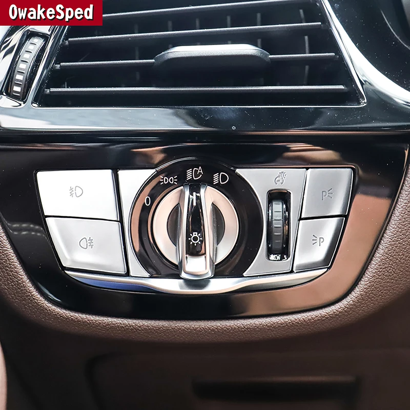 For BMW 5 Series G30 2018-2022 Car Console Headlight Switch Buttons ...