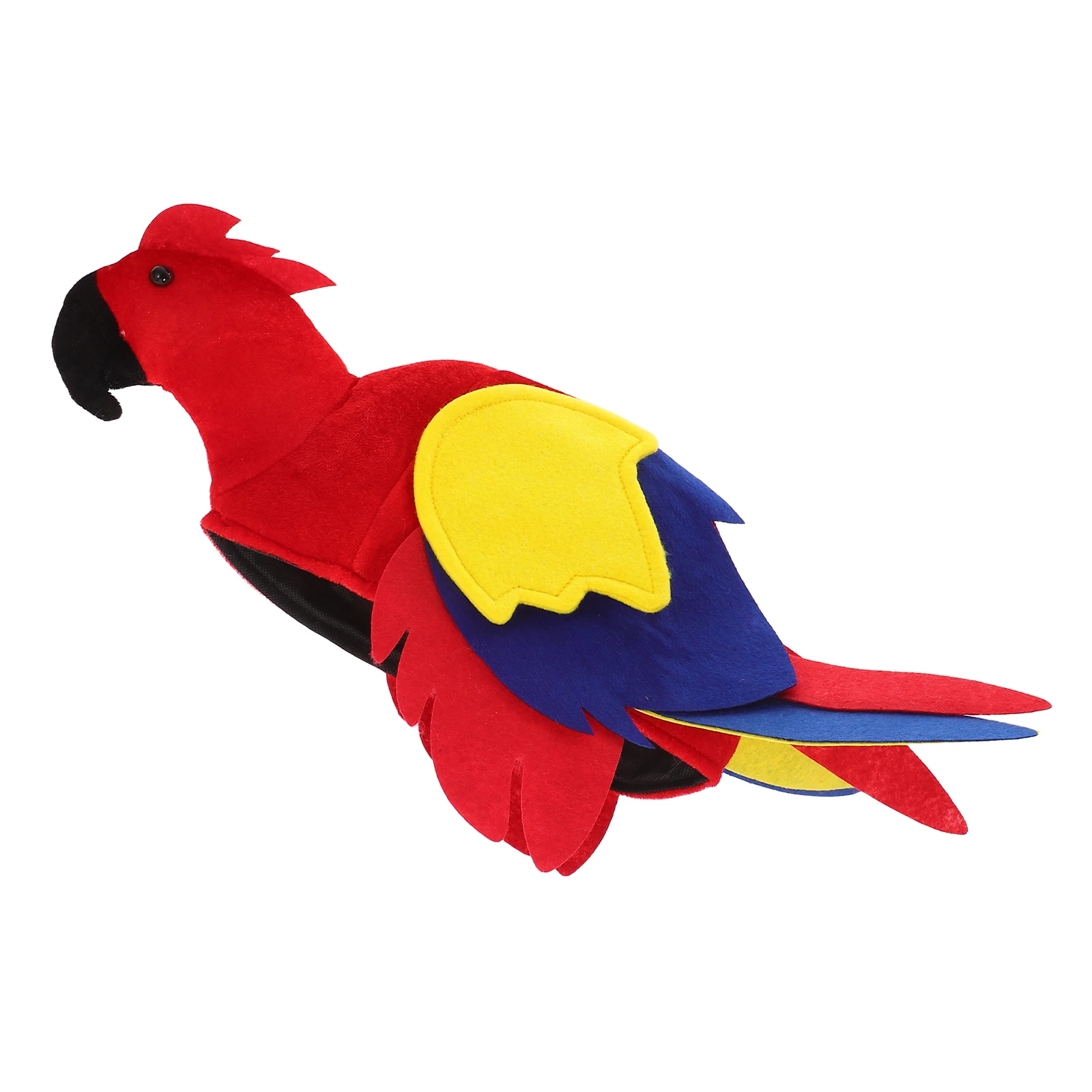 Parrot Hat Adult Unique Parrot Bird Shape Design Premium Fabric ...