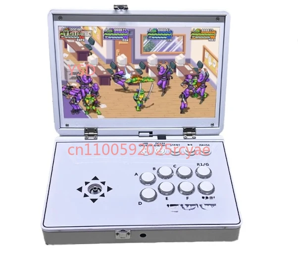 Arcade Fighting Game Console - Nostalgic Desktop Portable Folding ...