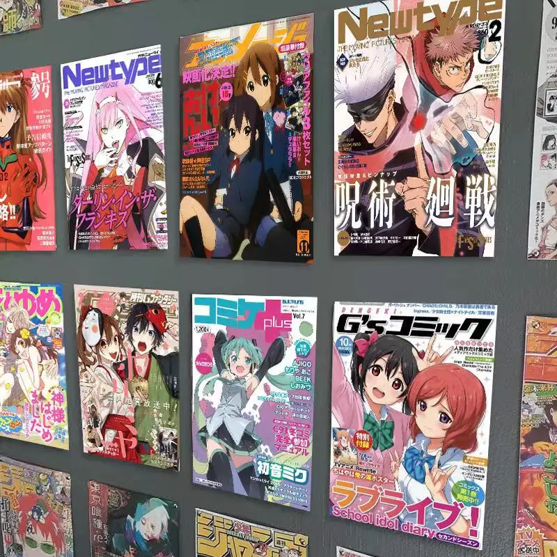 20pcs Anime Magazine Cover Poster Manga Panels Young Girl Dormitory ...