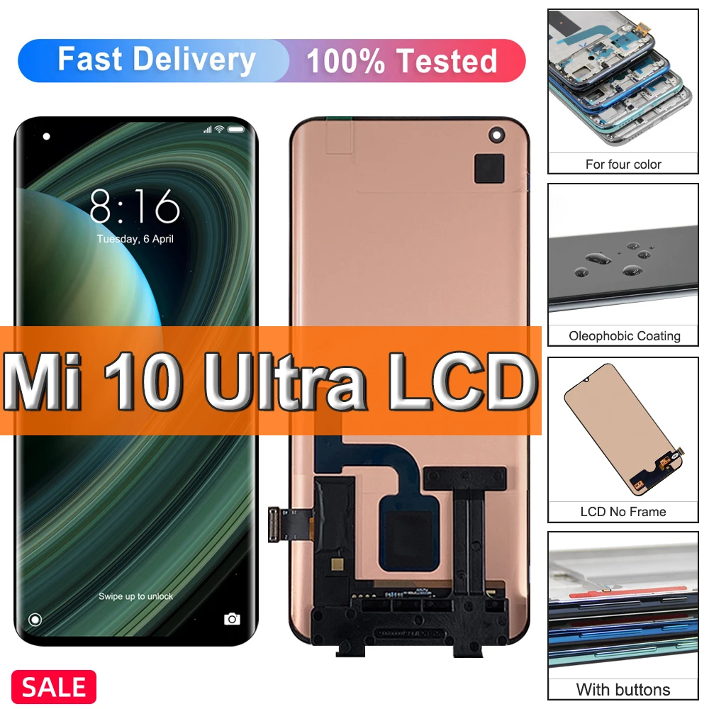 6-67-Original-For-Xiaomi-Mi-10-Ultra-LCD-Display-Touch-Screen-Digitizer ...