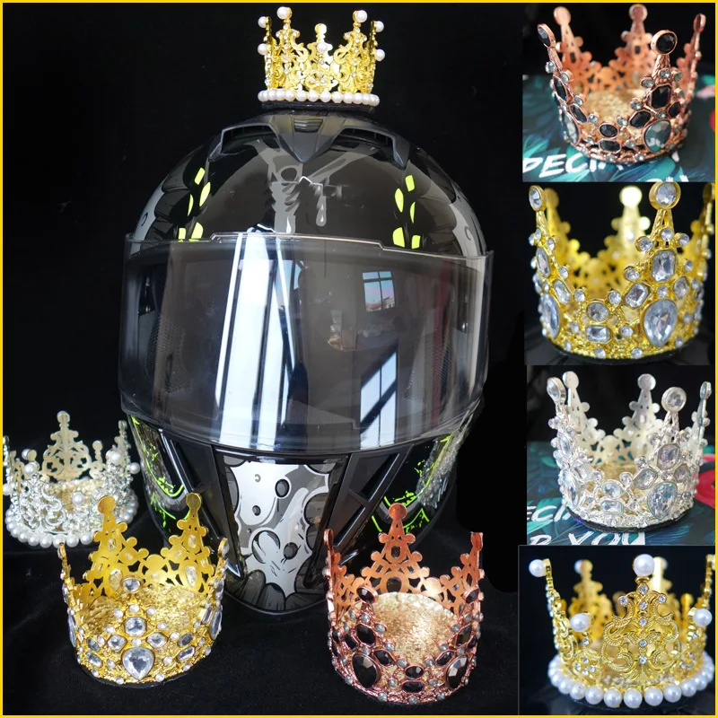 2024-Motorcycle-motorcycle-Ladies-helmet-embellishments-Alloy ...