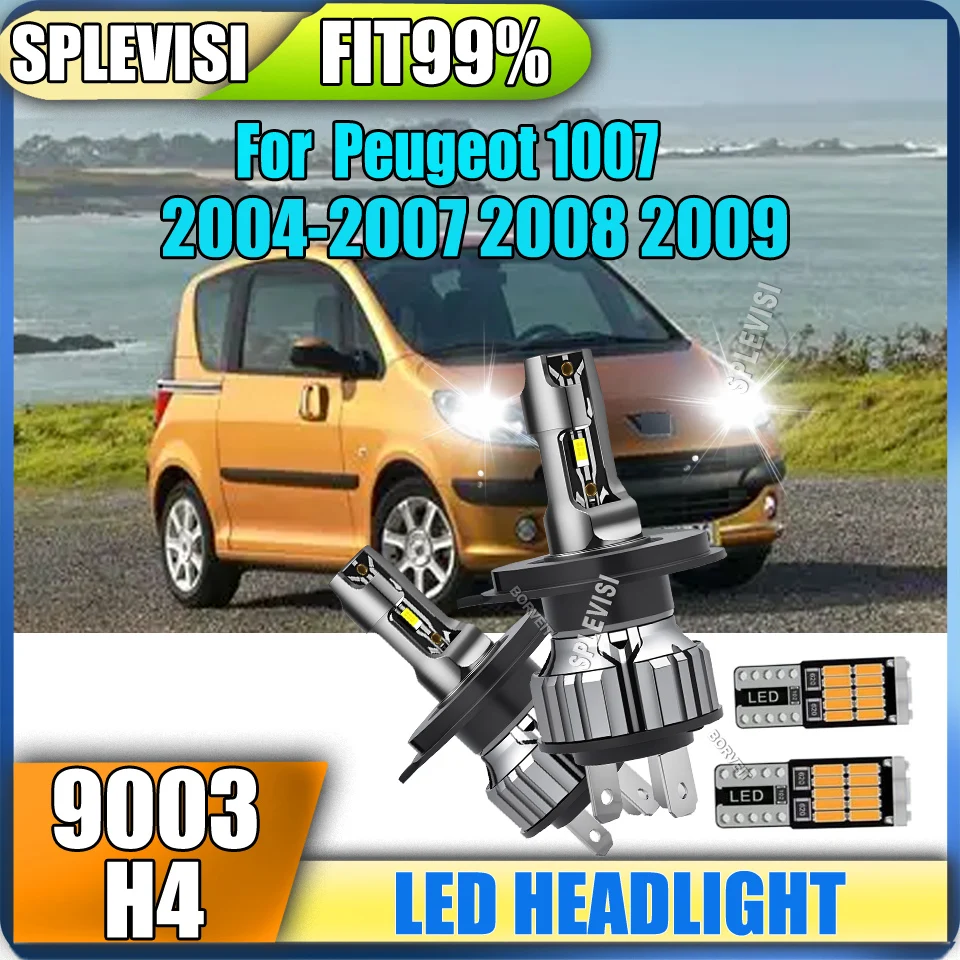 12v H4 9003 LED Headlight Bulb Enhanced Waterproof, Rainy Day Driving ...