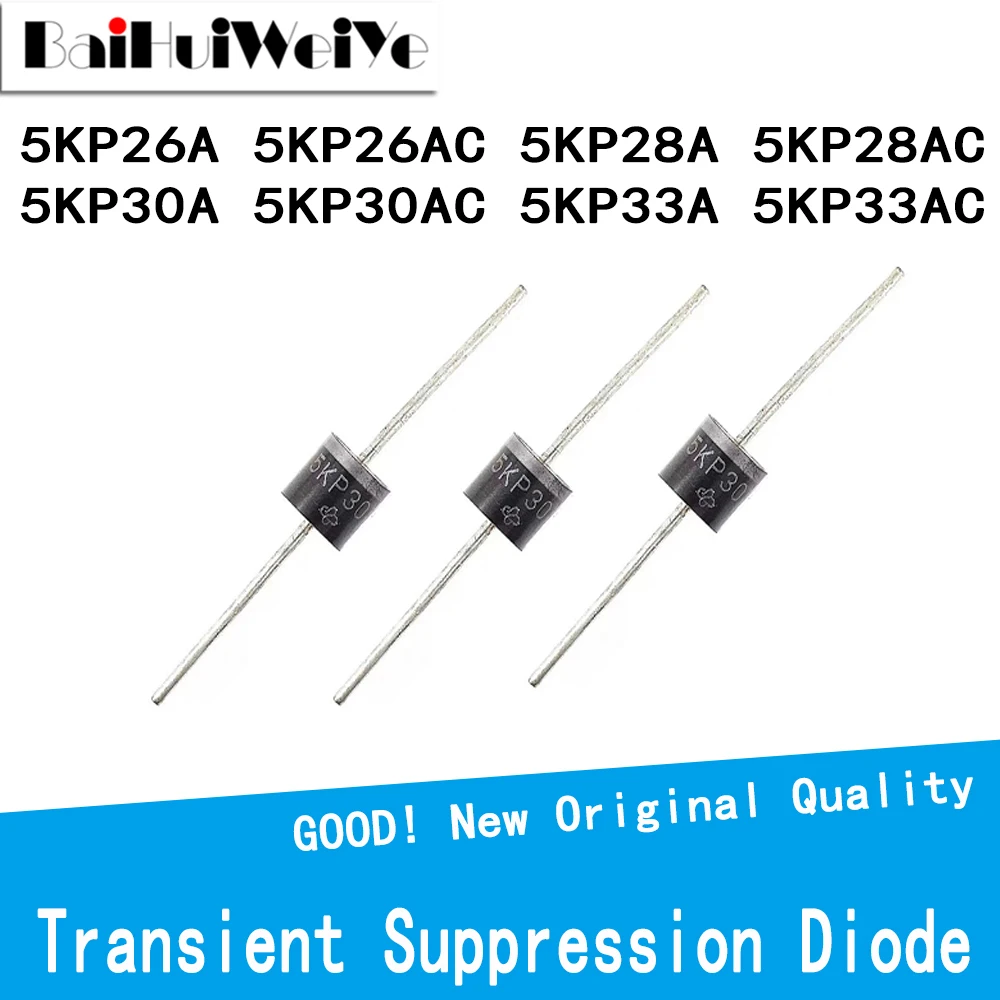 5PCS-5000W-Transient-Suppression-Diode-TVS-Diode-5KP26A-5KP26CA-5KP28A ...