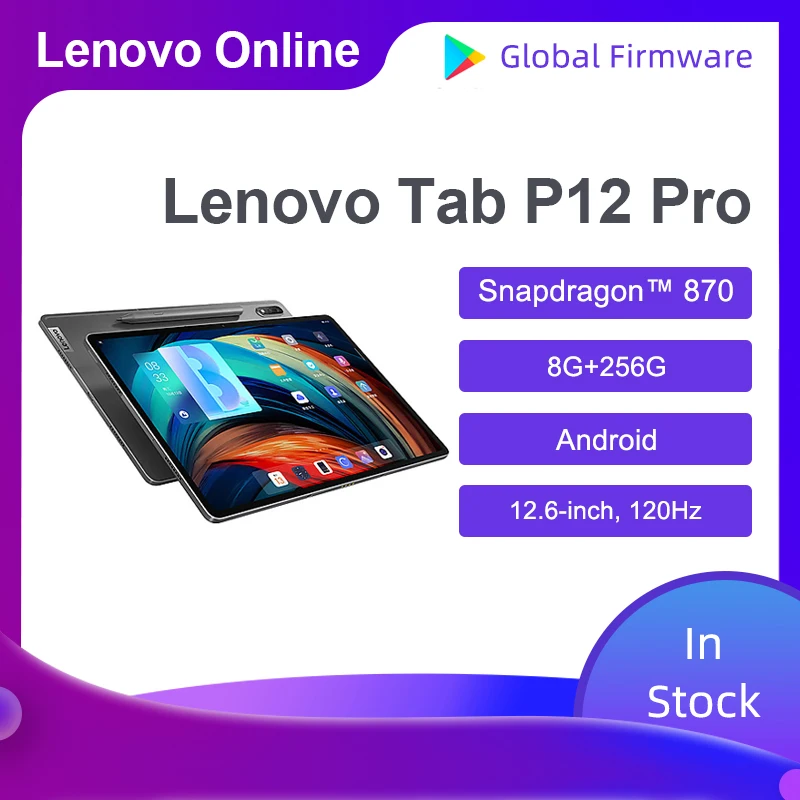 Original Lenovo Tab P12 Pro Xiaoxin Almofada Pro 12.6 Tablet Wifi Octa ...