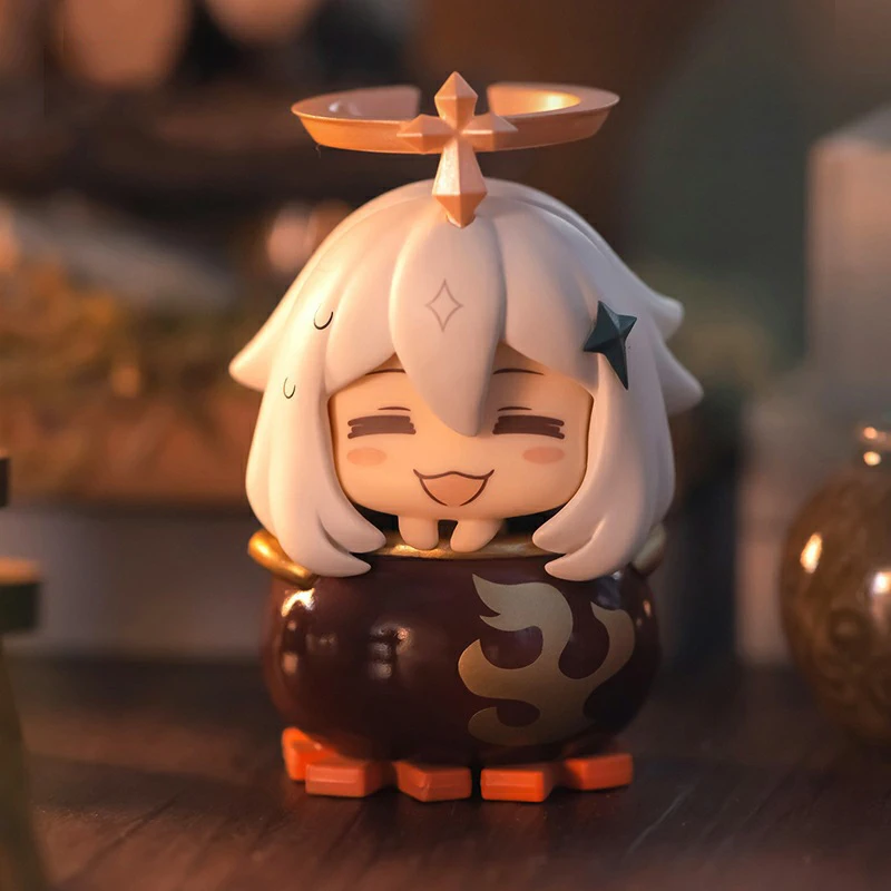 Figura de Paimon de impacto Genshin para niños, Pvc juguete de hecho a ...
