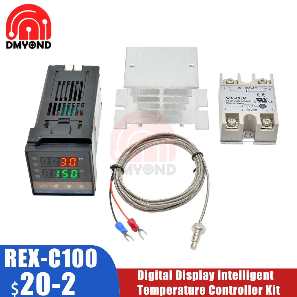 REX-C100-Kit-Multiple-Input-Digital-Display-thermostat-SSR-Relay-Output ...