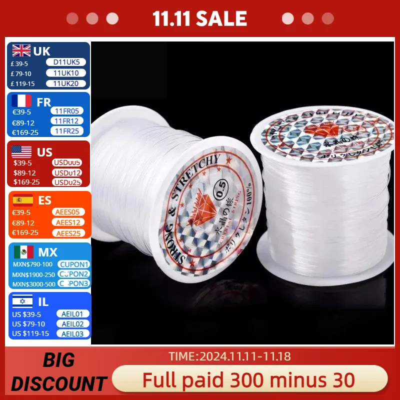 100M-Plastic-Crystal-Beading-Thread-0-2-0-7mm-Non-Stretch-String-Cord ...