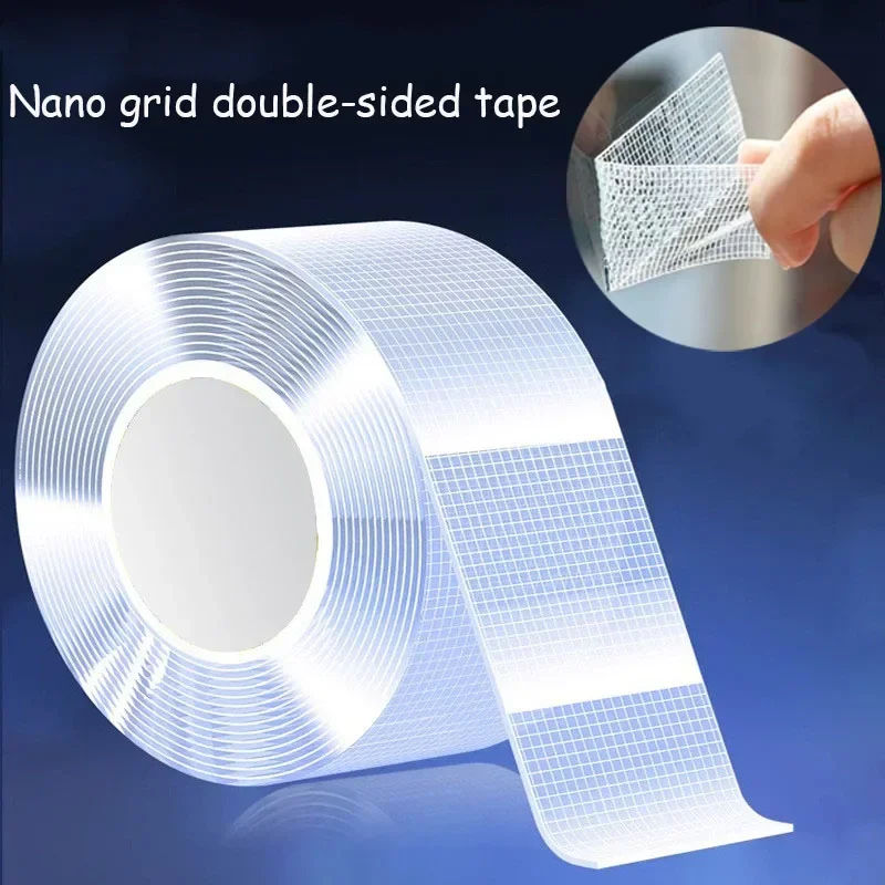 1-10M-Nano-grid-double-sided-adhesive-tape-can-be-reused-transparent ...