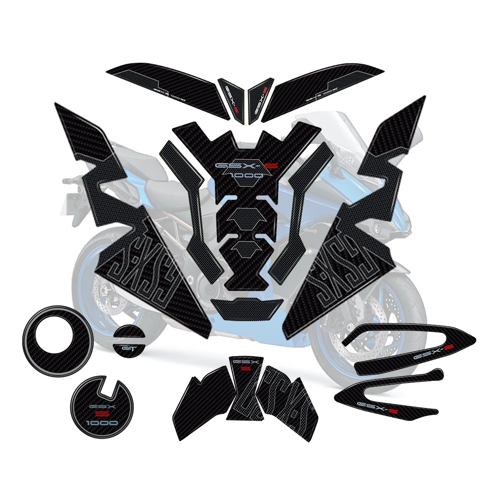 Sticker 3D Tank pad Stickers fprotection kit Oil Gas Protector Cover ...